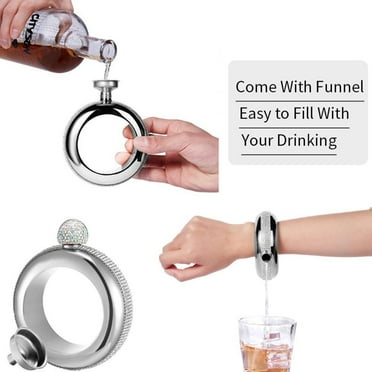 Stainless Steel Bracelet Flask (4-Colors)-OLDSKU - Walmart.com