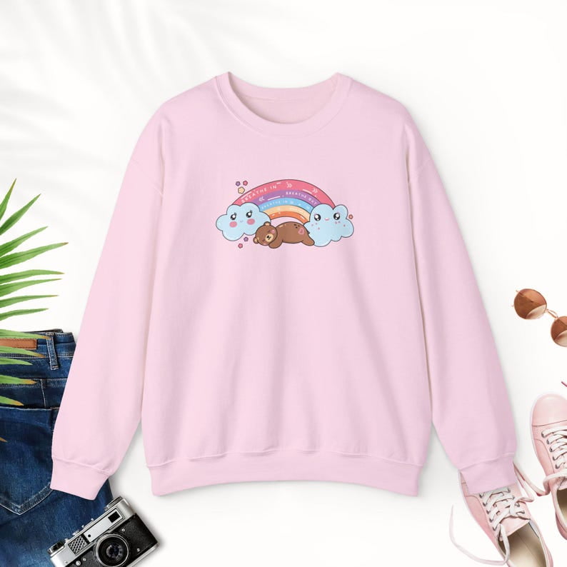 Rainbow Breathing Exercises cptsd Sweatshirt Hidden Disability Anger ...