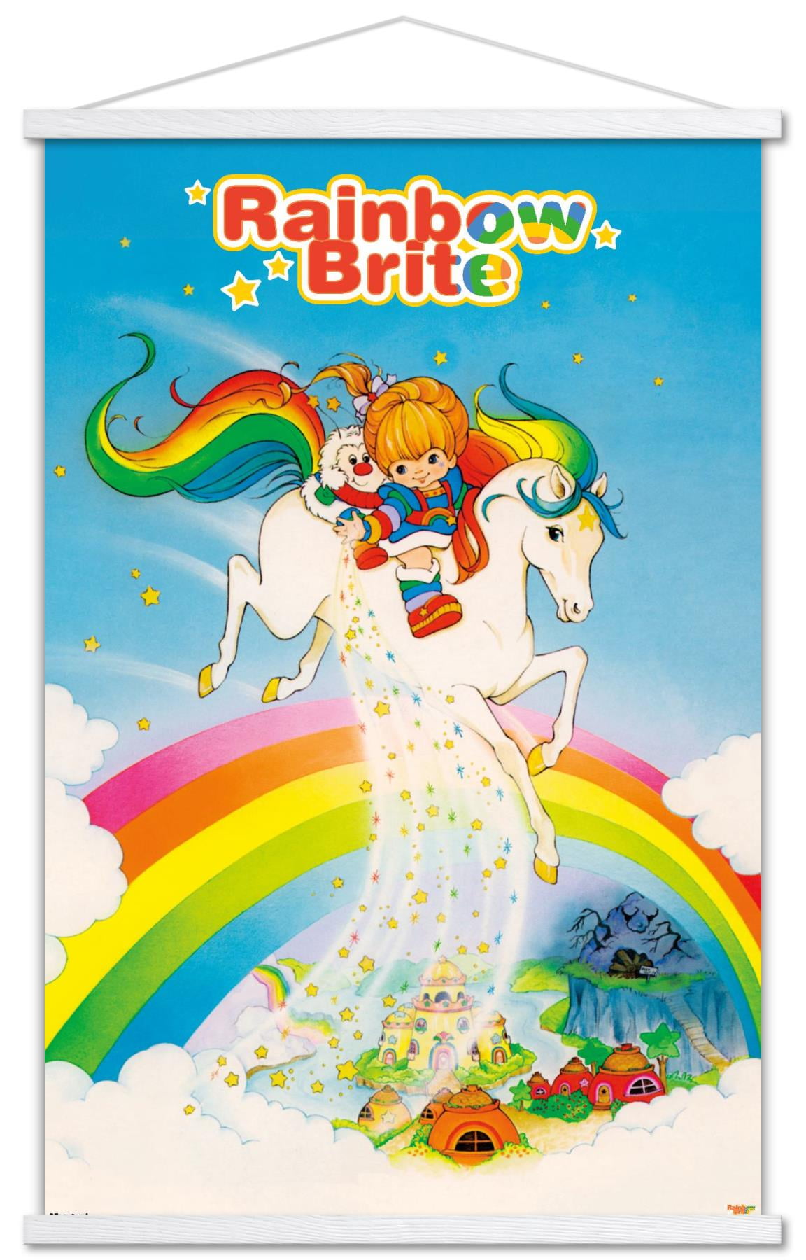 Rainbow Brite (1984) - Starlite Rainbow Ride Wall Poster with Magnetic ...