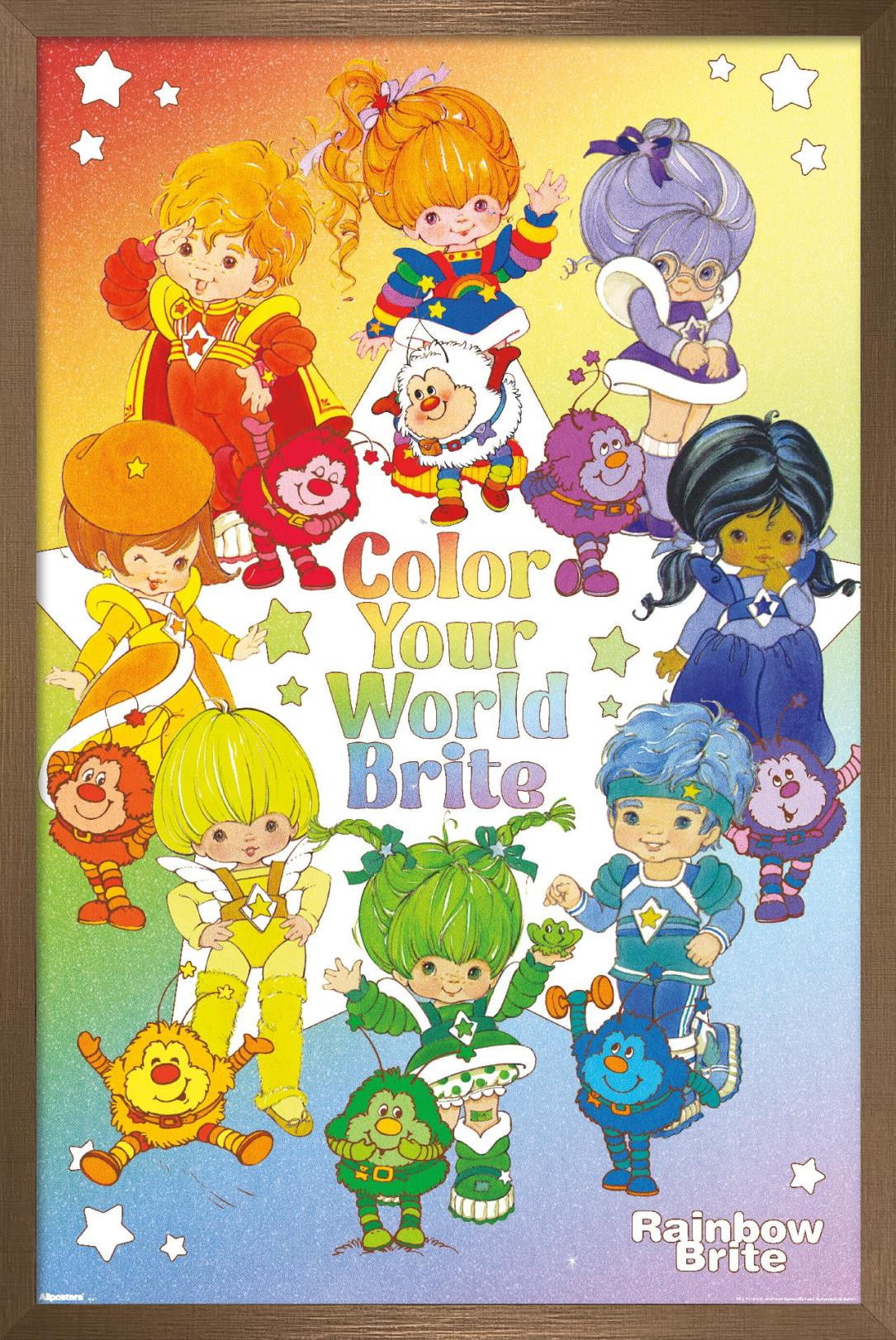 Rainbow Brite - Color Your World Brite Wall Poster, 22.375" x 34 ...