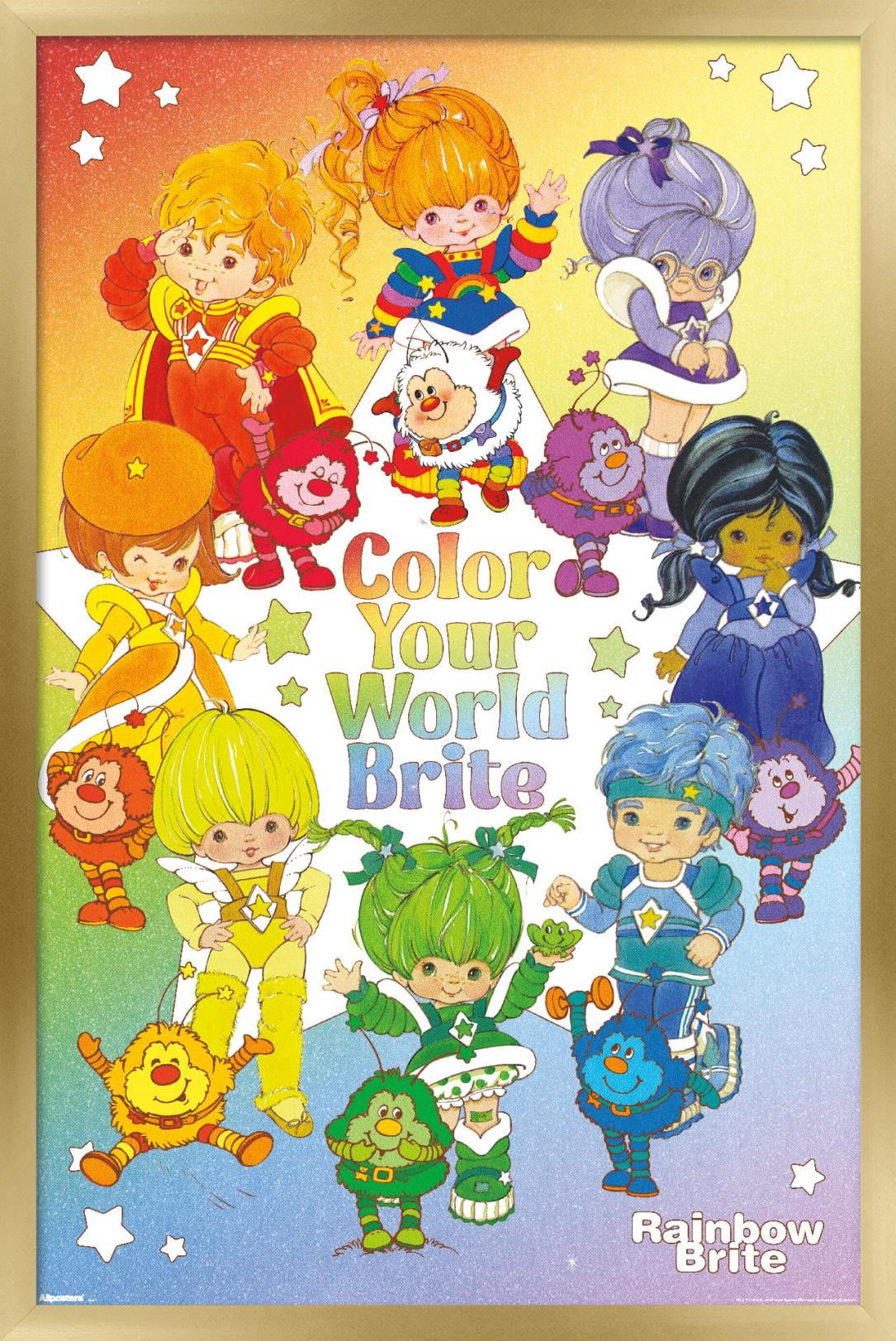 Rainbow Brite - Color Your World Brite Wall Poster, 22.375" x 34 ...