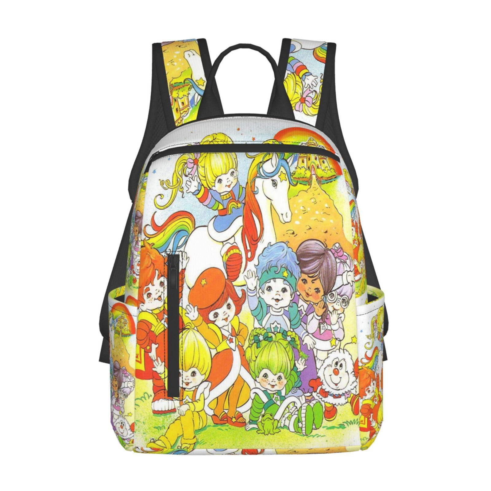 Rainbow Brite Lightweight Backpack Daypack Casual Shoulder Bags Travel ...