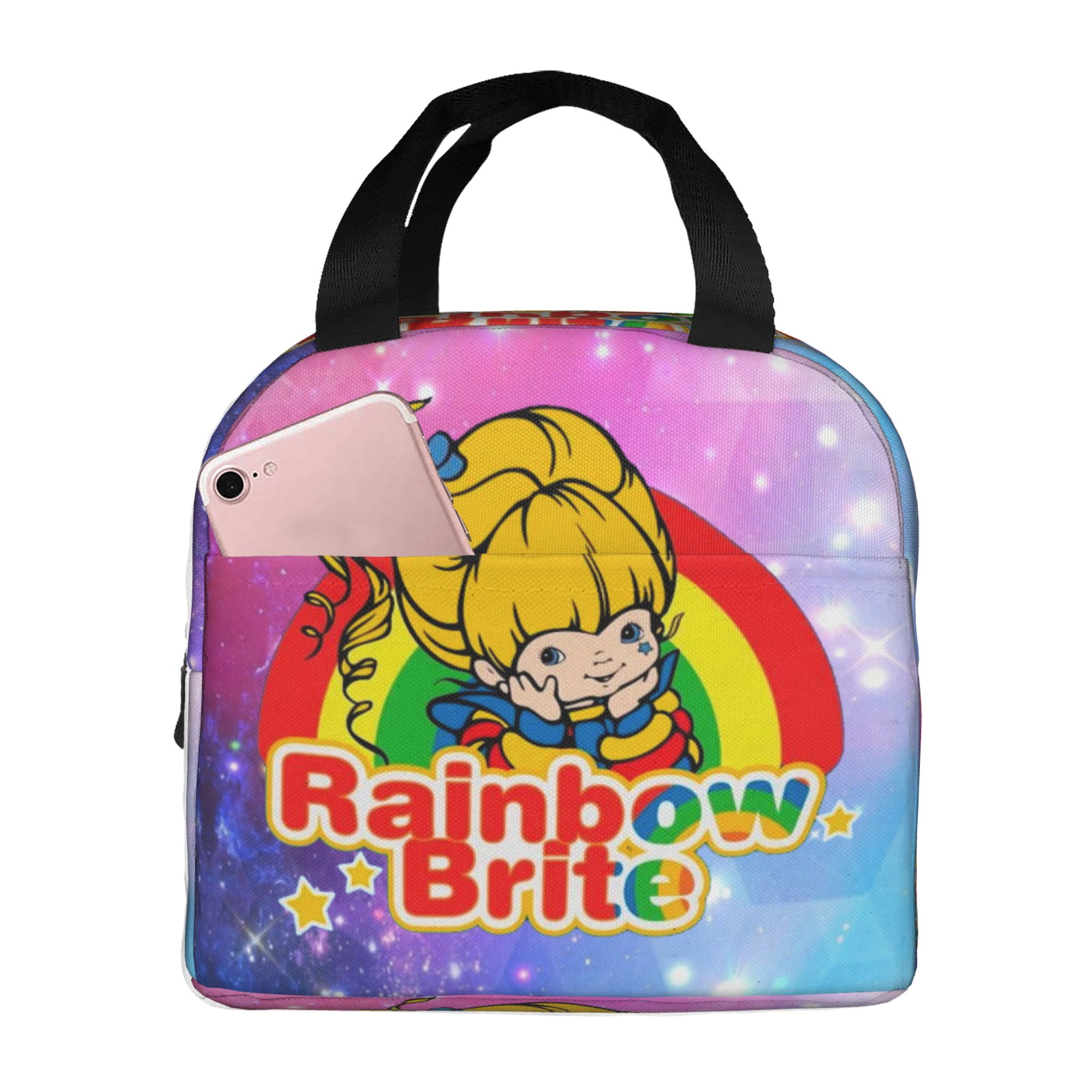 Rainbow Brite Lunch Bag Tote Bag Insulated Lunch Box Picnic Beach ...