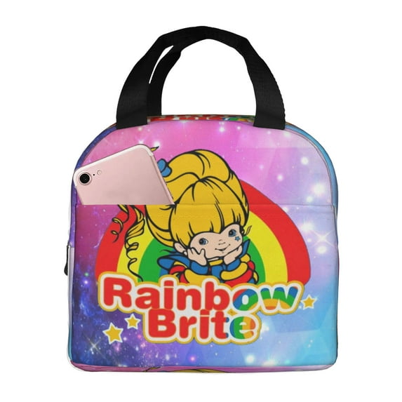 Rainbow Brite Lunch Bag Tote Bag Insulated Lunch Box Picnic Beach ...