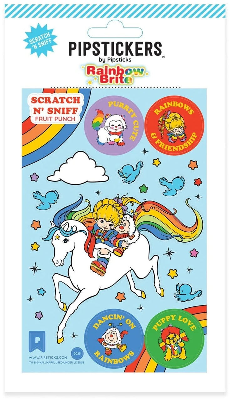 Rainbow Brite Pipstickers Rainbow Friendship Scratch 'N Sniff Sticker ...