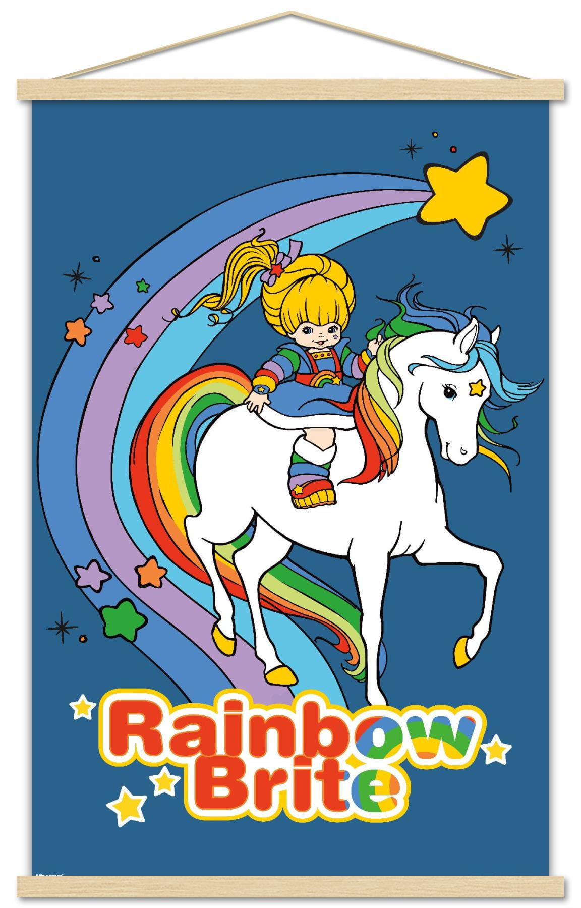 Rainbow Brite - Rainbow Bright & Starlite Wall Poster with Magnetic ...