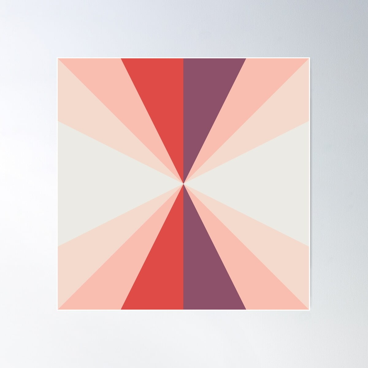 Rainbow Burst Poster Wall Art, Modern Wall Decor For Living Room ...