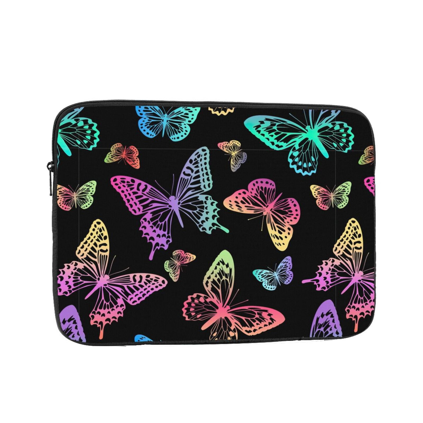 Rainbow Butterflies 15 inch Portable Laptop Sleeve Compatible with ...