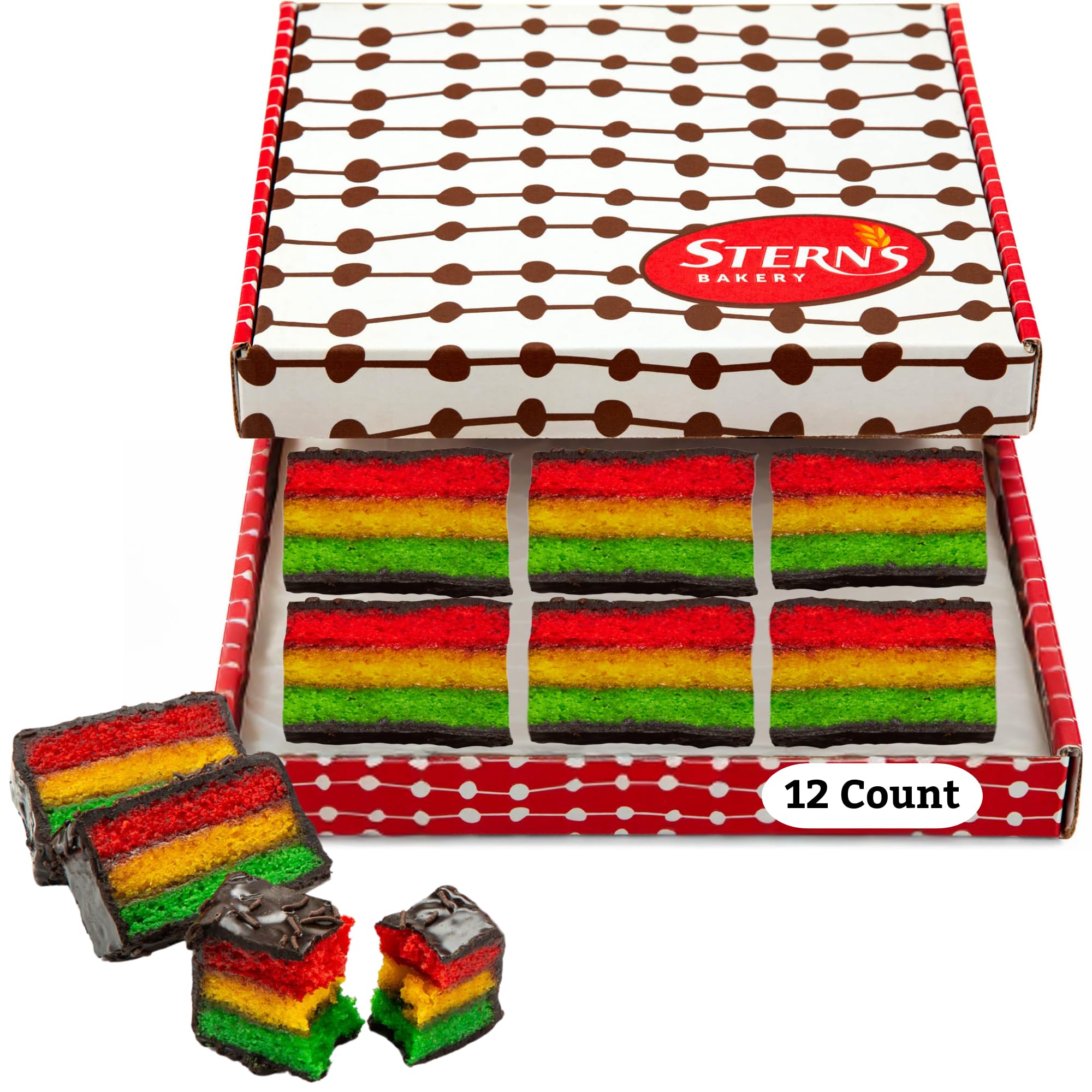 Rainbow Cake | [12 DEF29 Count] Rainbow Cookies Individually Wrapped ...