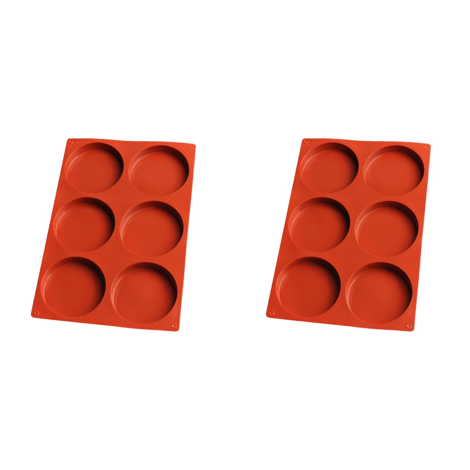 Rainbow Cake Pans Popover Pan Nonstick 6 Heart Silicone Cake Deep Cake ...