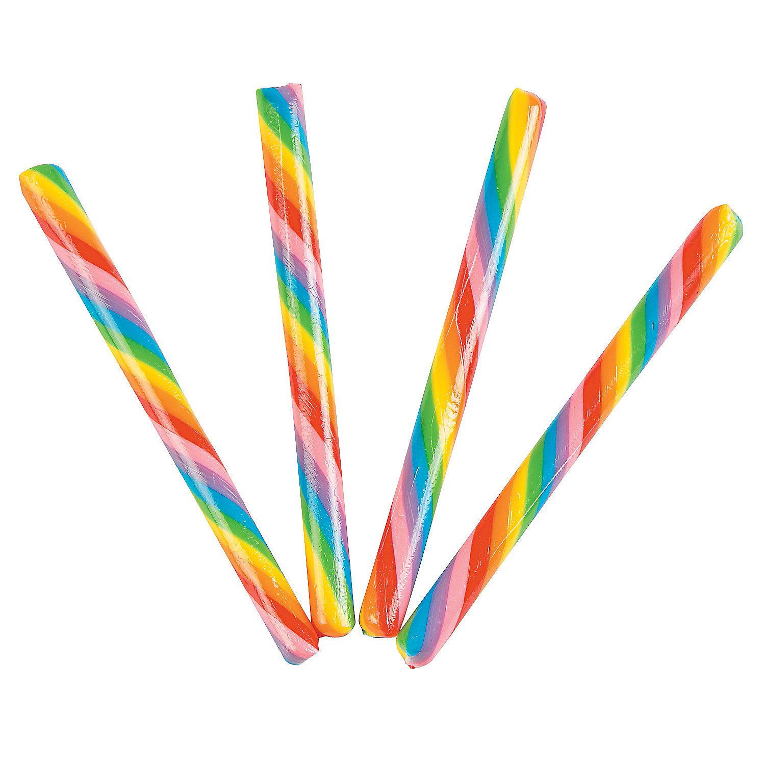 Rainbow Candy Stick - Edibles - 80 Pieces - Walmart.com