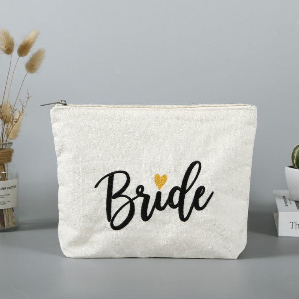 Rainbow Canvas Makeup Bags Inspirational Quotes Cosmetic Bags Zipper ...