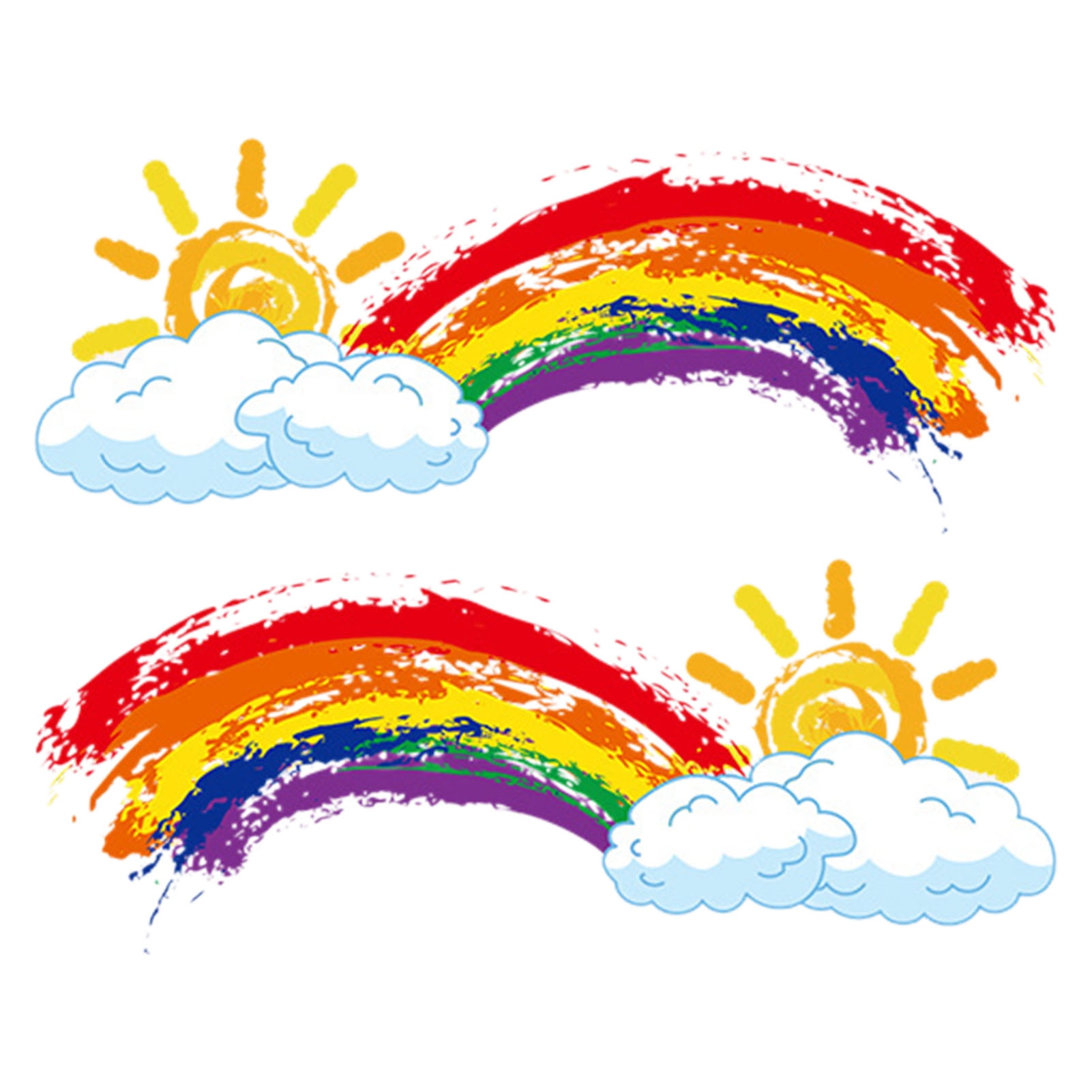 Rainbow Car Stickers, Windshield Decals for Cars, Racing Sports Stripe ...