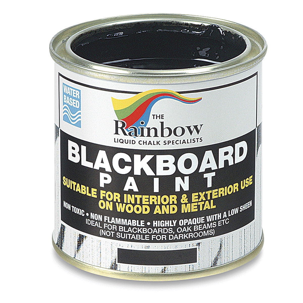 Rainbow Chalk Markers 250 ml Can Black Blackboard Paint - Walmart.com