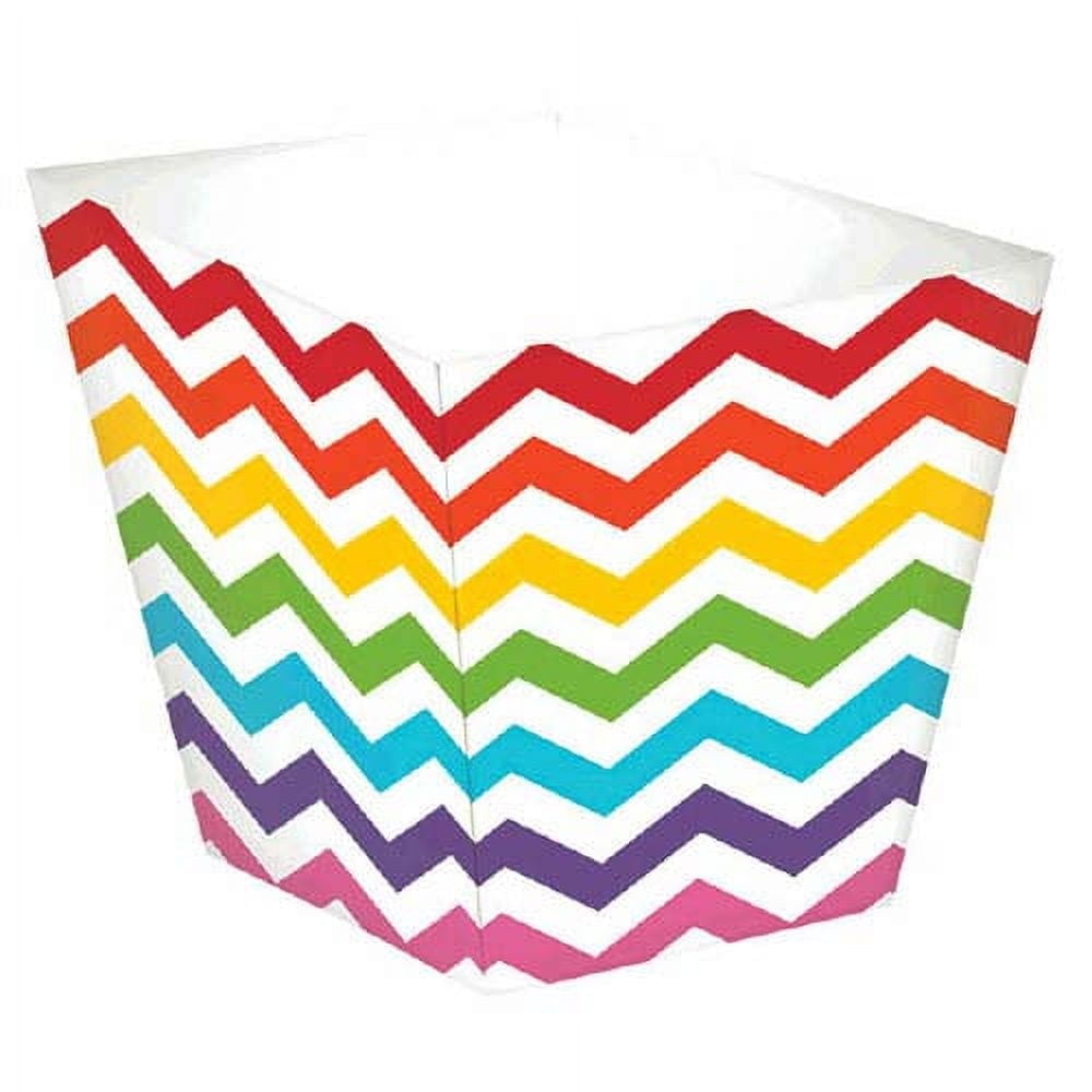 Various Mini Snack Cups, 36 Count, Multicolor Chevron Paper Cups ...