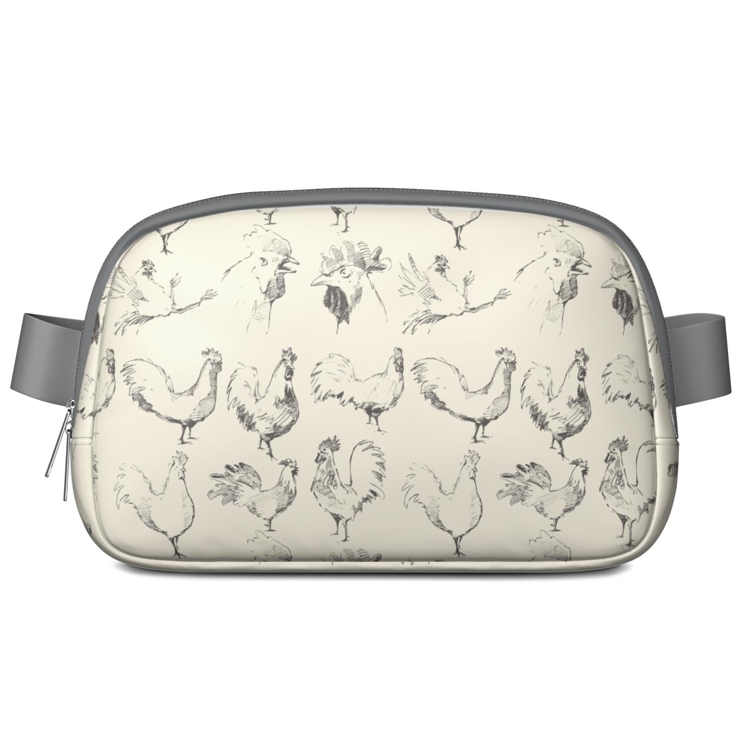 Rainbow Chicken Fanny Pack for Women - Mini Crossbody Bag with Cartoon ...