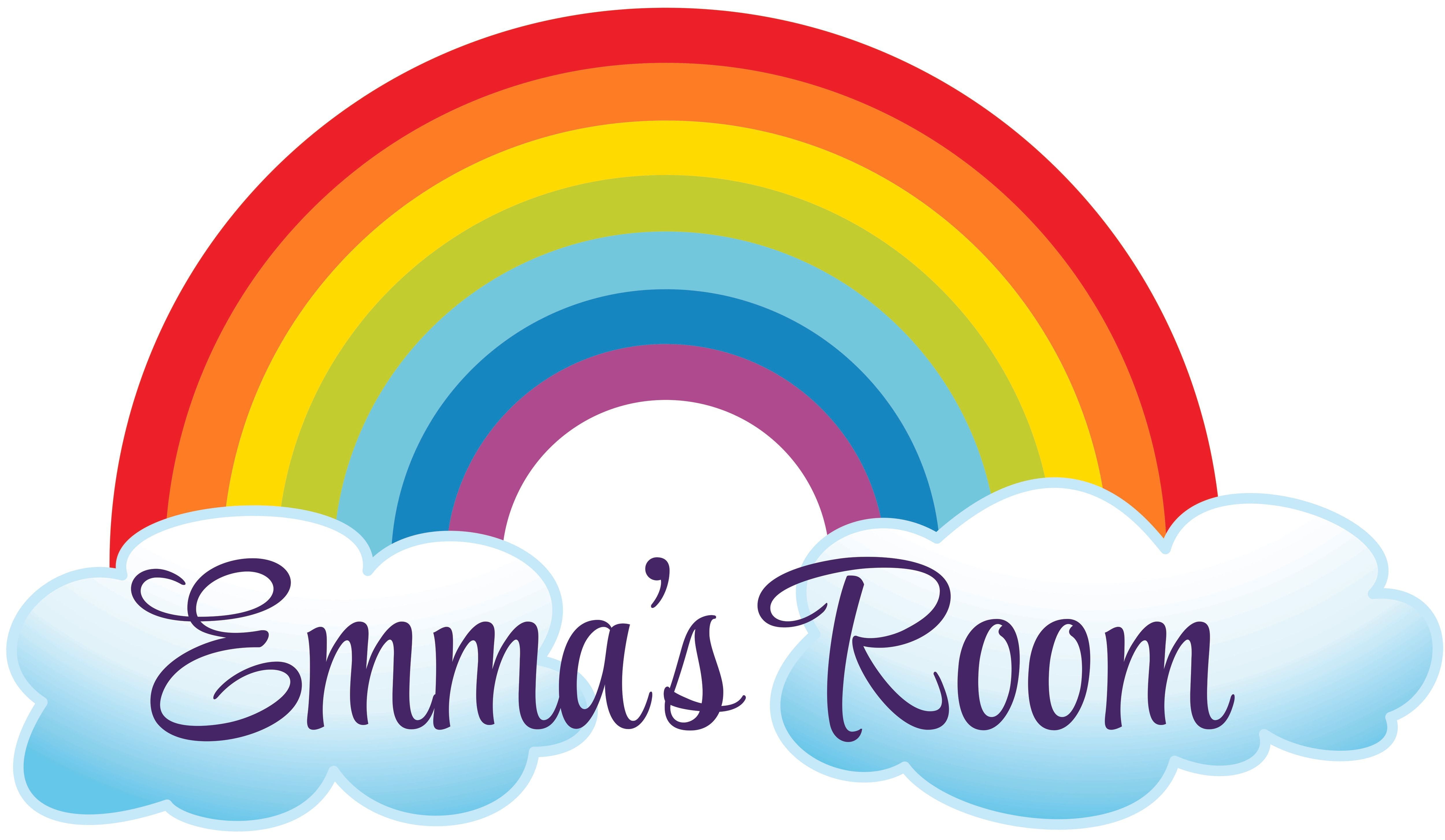Rainbow Clouds Sky Colorful Rainbows Customized Wall Decal - Custom ...
