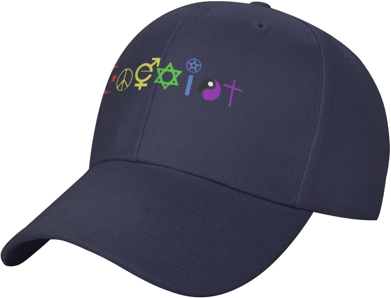 Rainbow Coexist Hat Outdoor Cap Baseball Cap Sandwich Cap Truck Driver ...