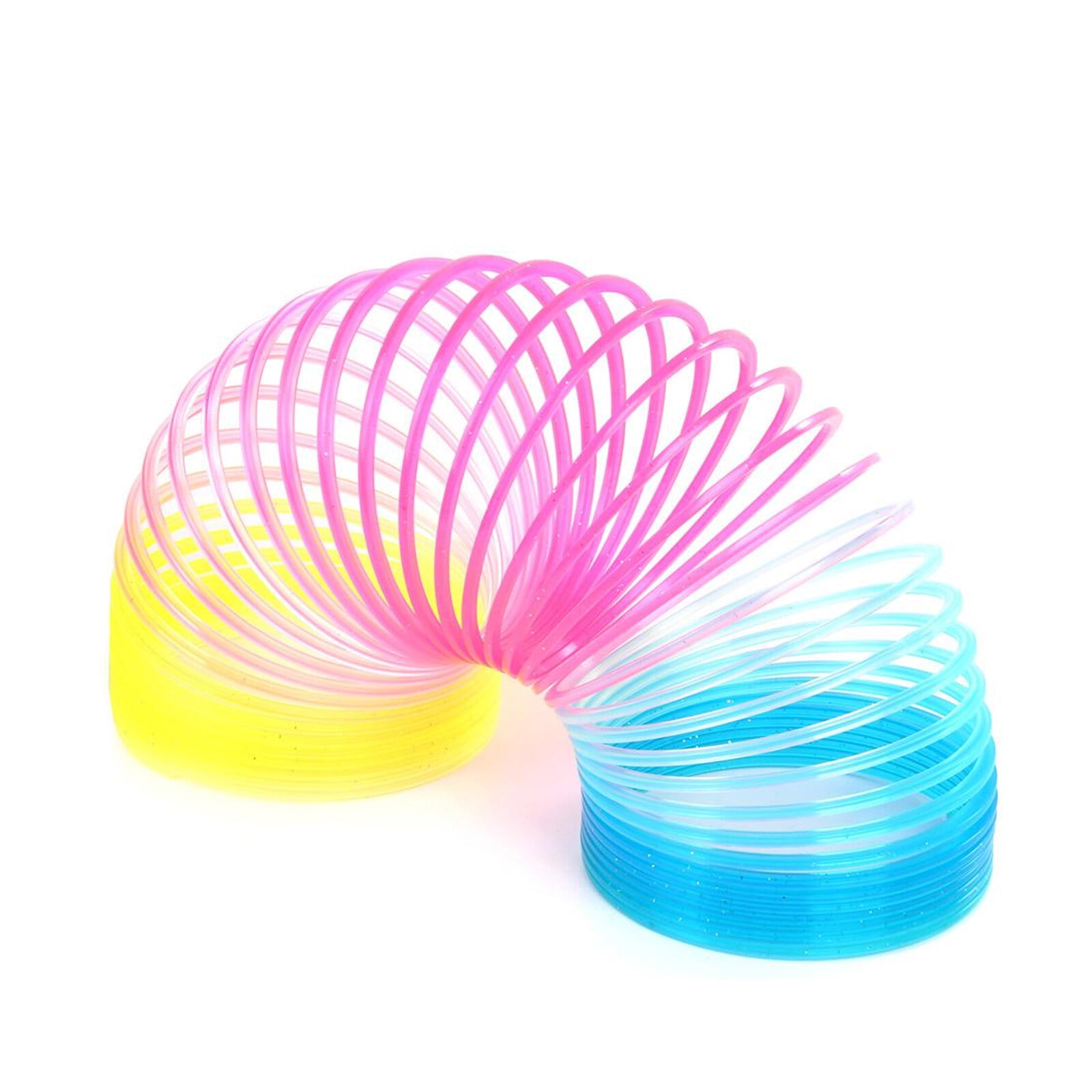 Rainbow Coil Spring Toy Plastic Toy Party Supplies Multi-color Coil ...