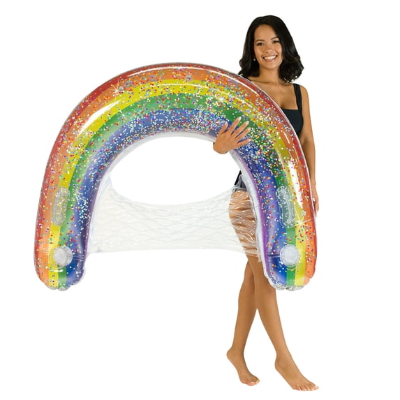 Rainbow Collection Glitter Sun Chair - Rainbow - Walmart.com