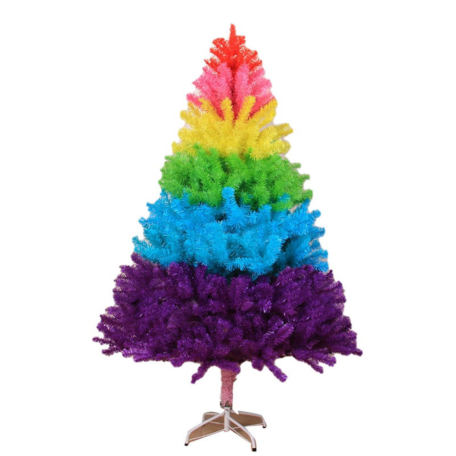 Rainbow Color Christmas Tree Festival Decoration Christmas Tree ...