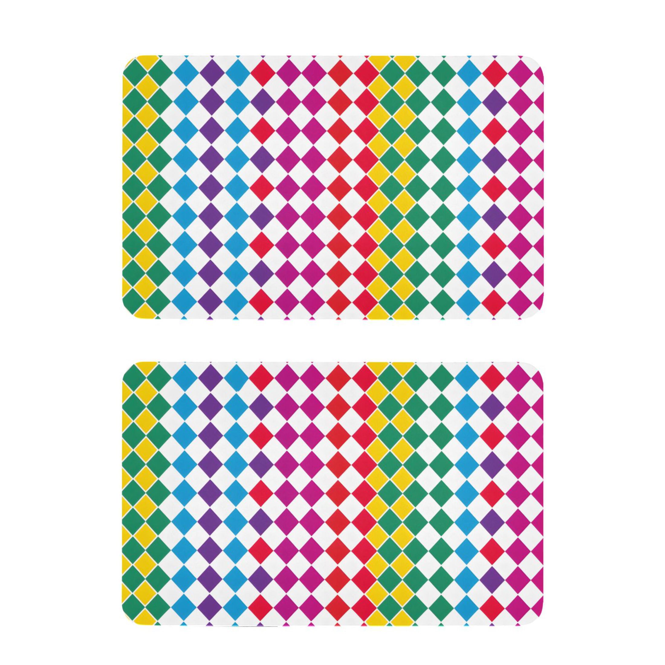 Rainbow Color Grid Fridge Magnets Sticker Refrigerator Magnetic Kitchen ...
