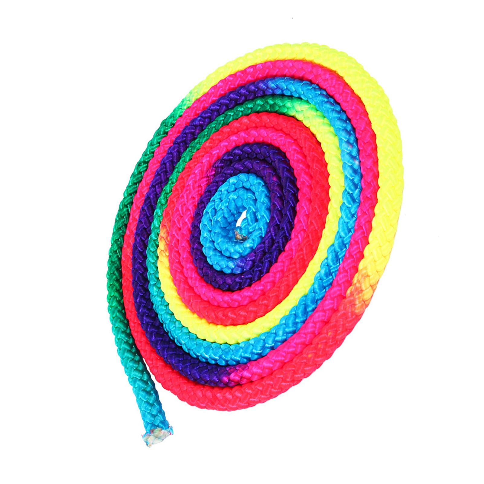 Rainbow Color Rhythmic Gymnastics Rope Solid Competition Arts Training ...