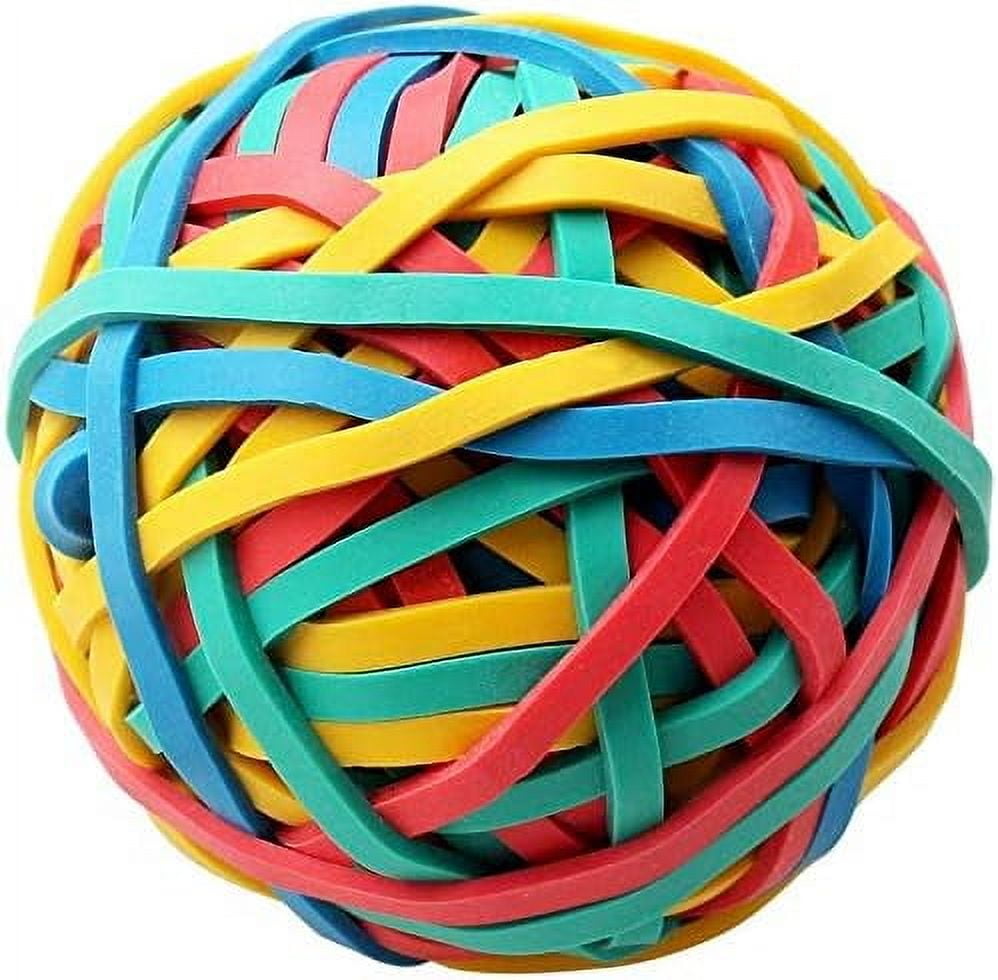 Rainbow Colored Elastic Bands, 5.0Cm Diameter Ball, Eco-Friendly ...