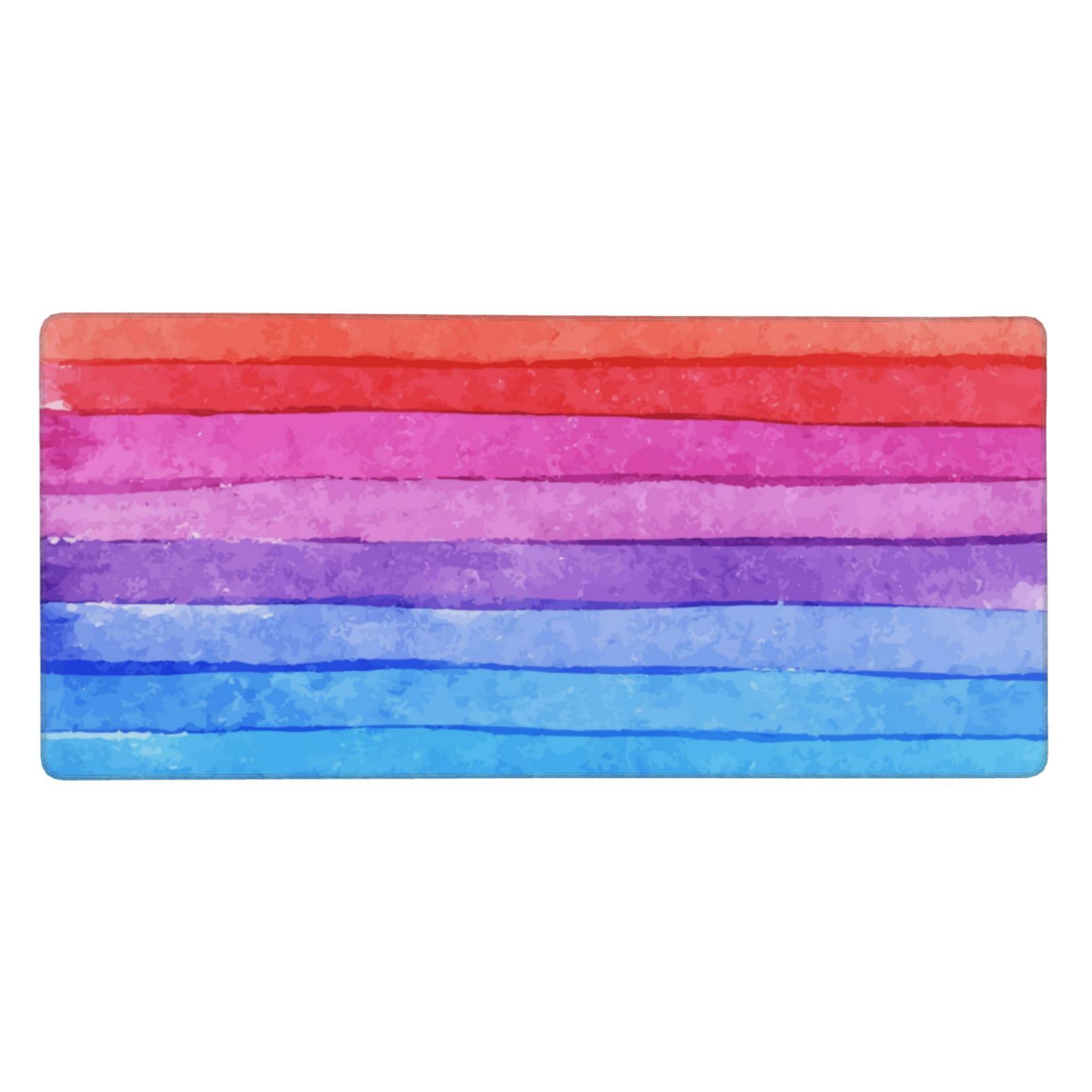 Rainbow Colored Striped Mousepad Large Mouse Pad Desk Pad Computer ...