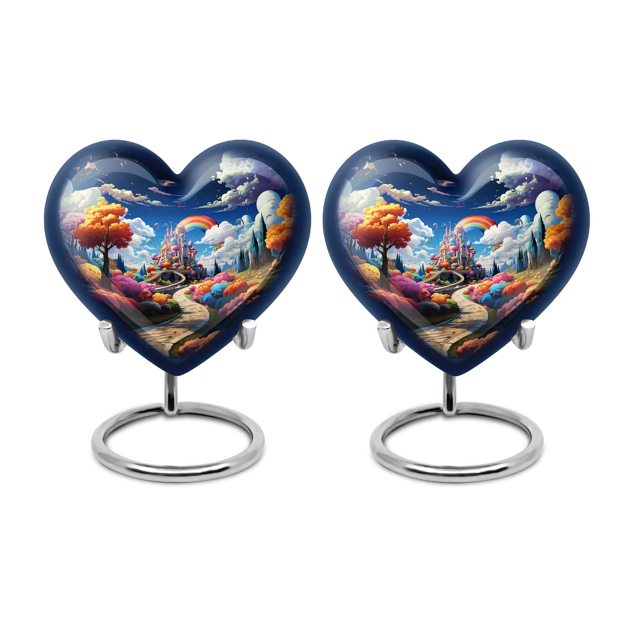 Rainbow Over Colorful Kingdom - Funeral Urns For Human Ashes Adult ...