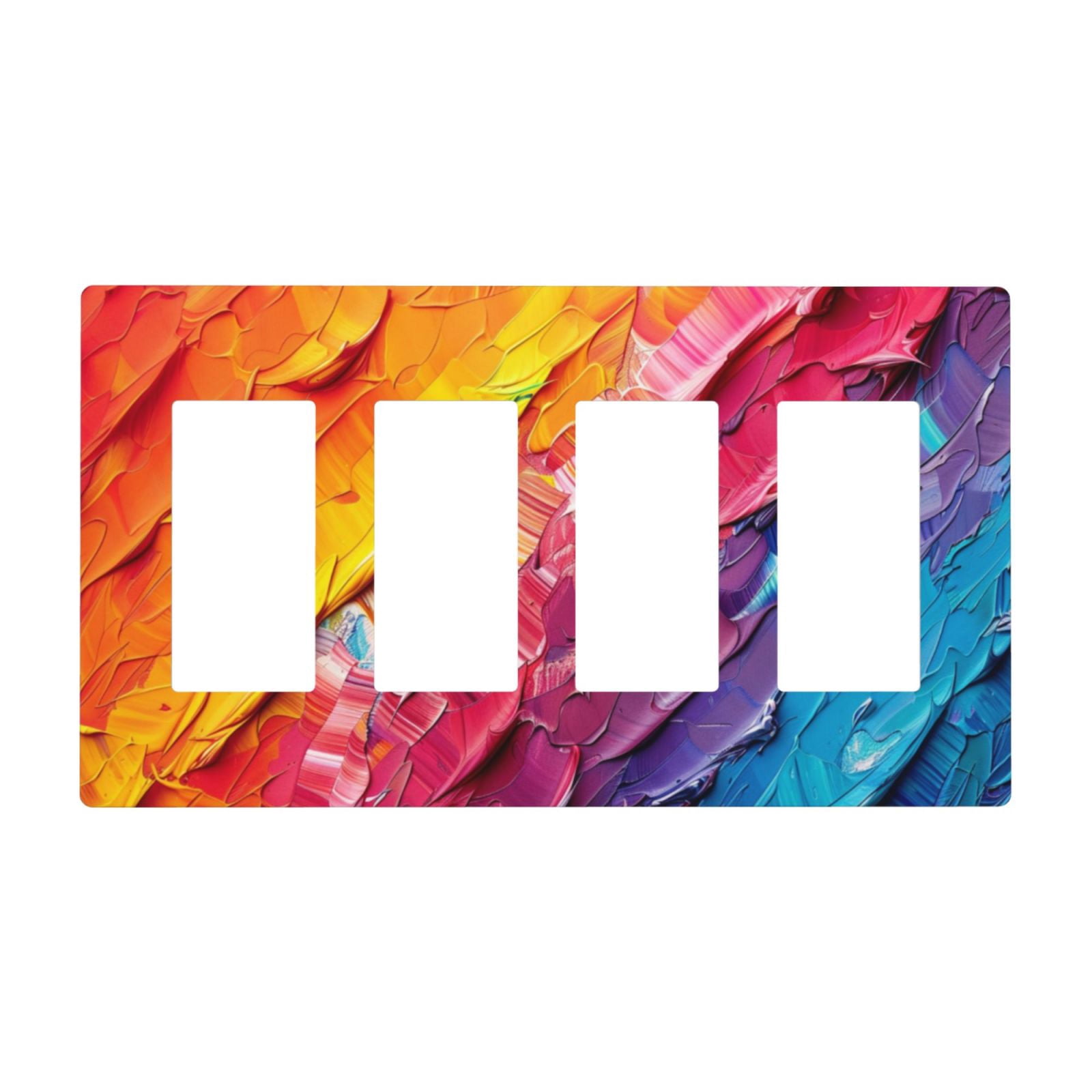 Rainbow Colorful Pride Light Switch Cover Decorative Switch Plates and ...