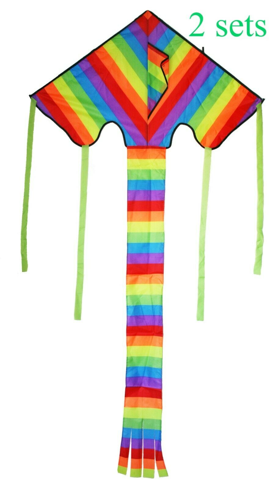 Rainbow Colors and Delta Shape - 42 Inch Wide Polyester Material - 10 ...