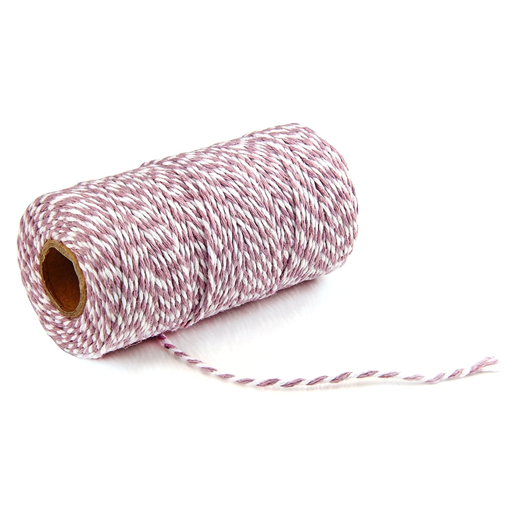 Rainbow Cotton Rope Cord 2mm Braided Natural Beige Sash Garden Decking ...