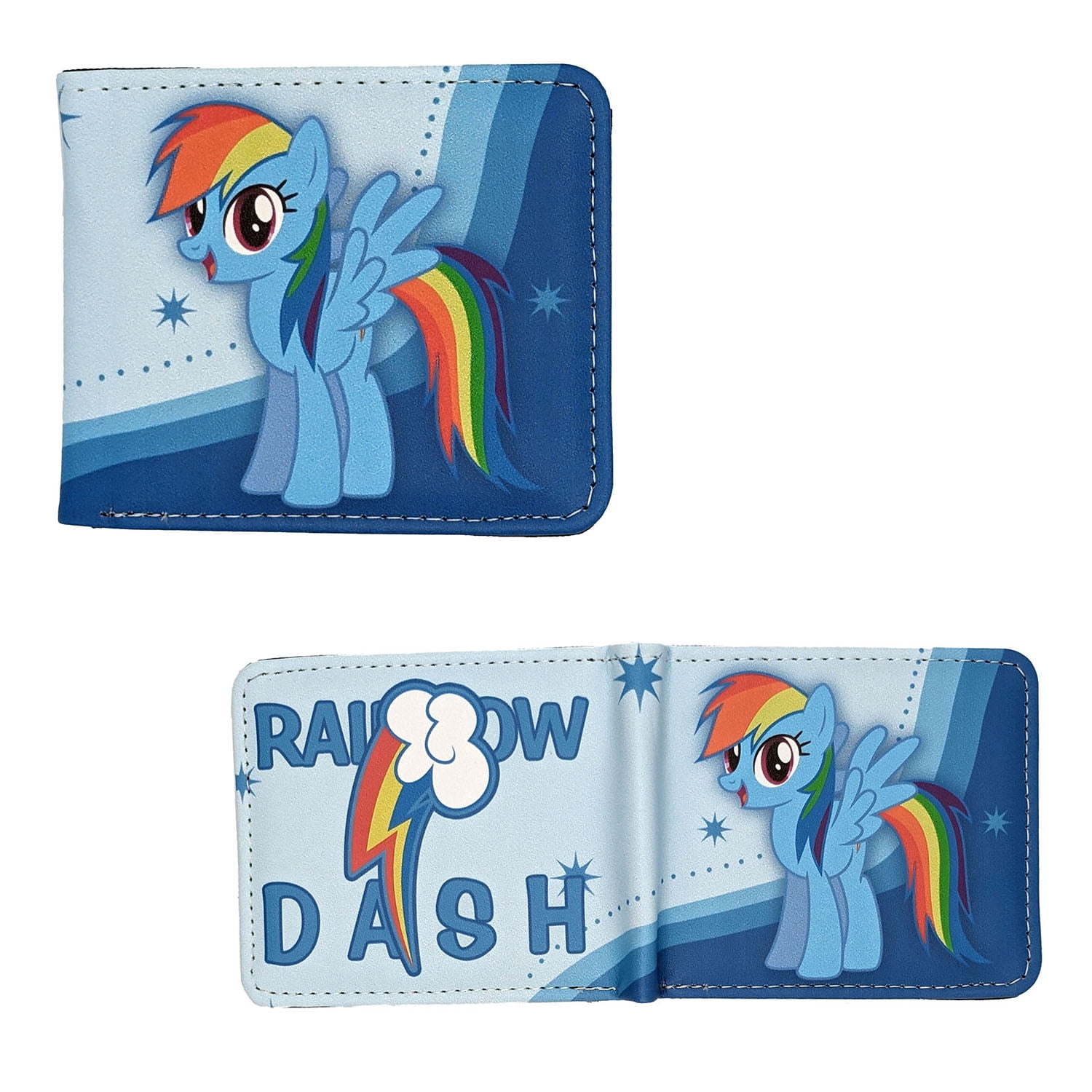Rainbow Dash - My Little Pony 4x5" Bi-Fold Wallet - Walmart.com