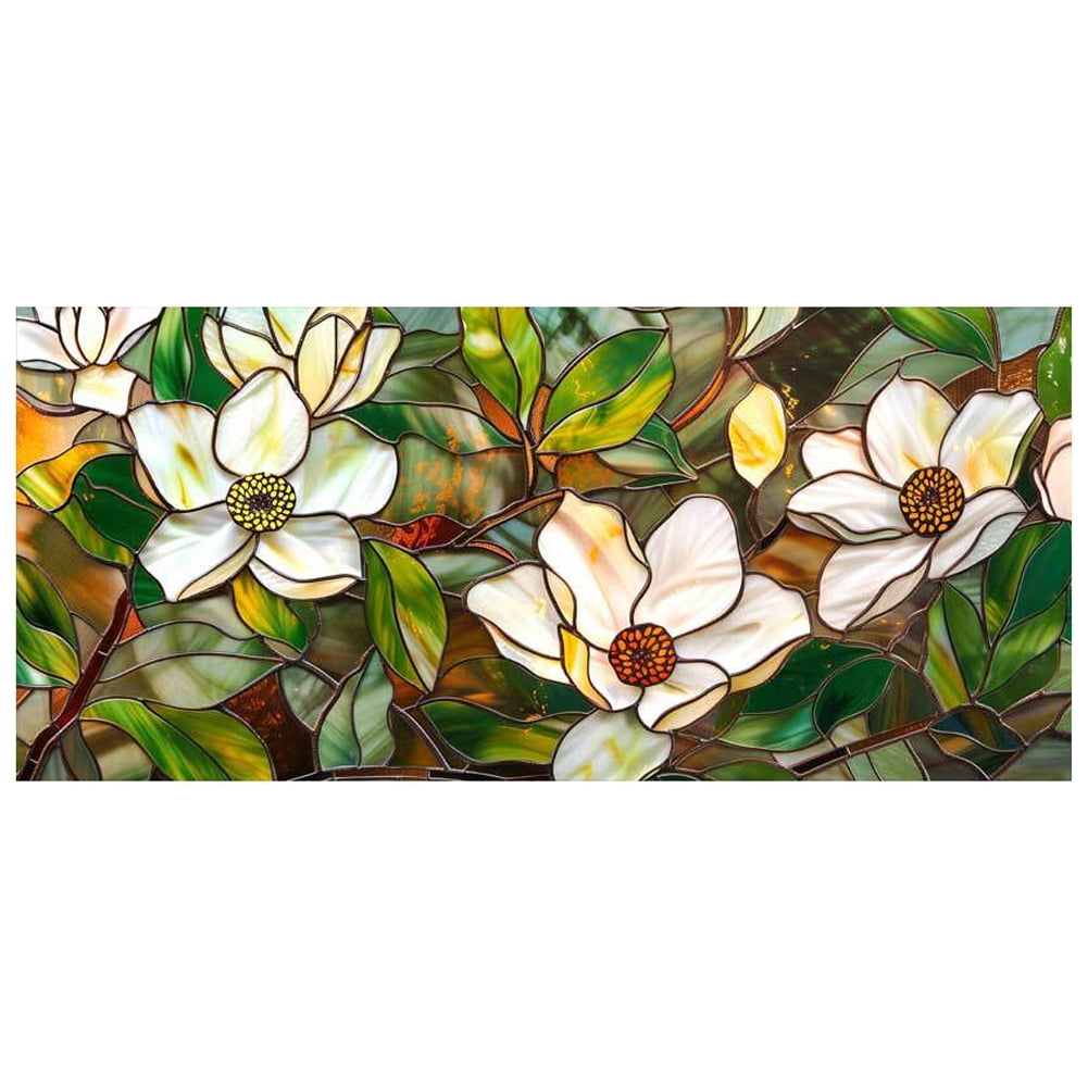 Rainbow Decorative Window Clings, Energy Saving 16.93x39.37inch Rose ...