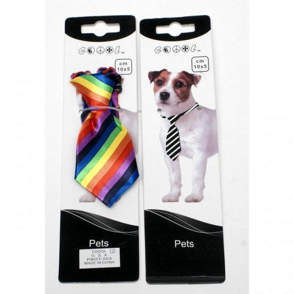 Rainbow Dog Neck Tie Adjustable Cute Fashion Accessory - Walmart.com