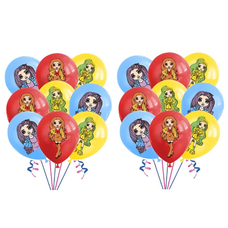 Rainbow Doll Balloons Party Supplies Birthday Favors Decorations Decor ...
