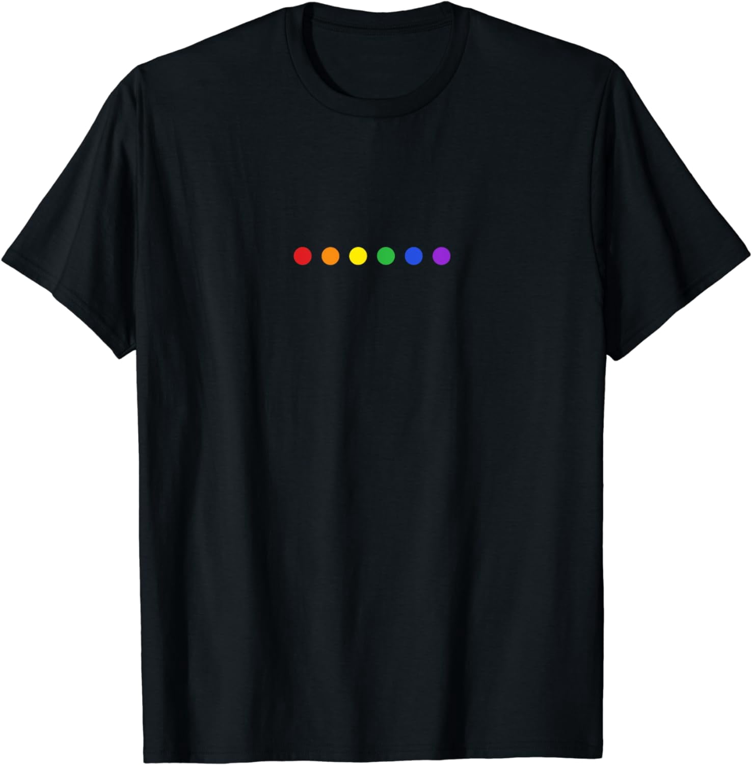 Rainbow Dots Subtle Pride Month Stuff LGBT Flag Gay Rights T-Shirt ...