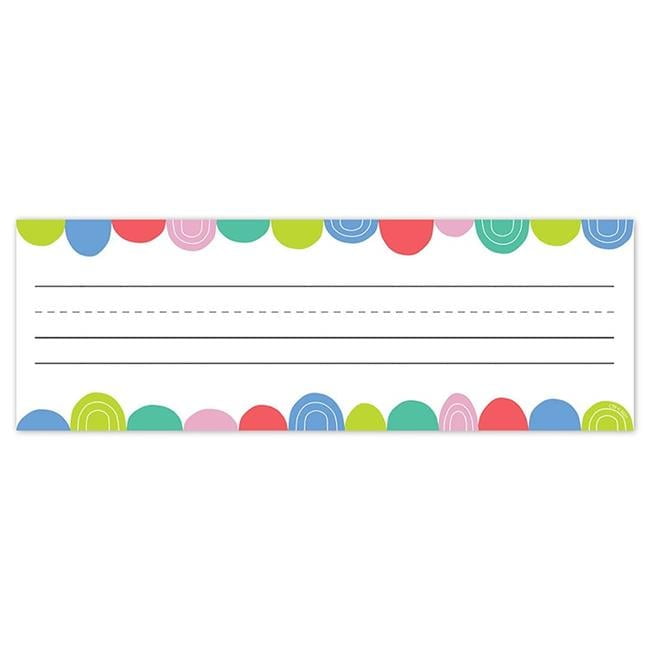 Rainbow Drop Name Plate - Pack of 6 - 36 Count - Walmart.com