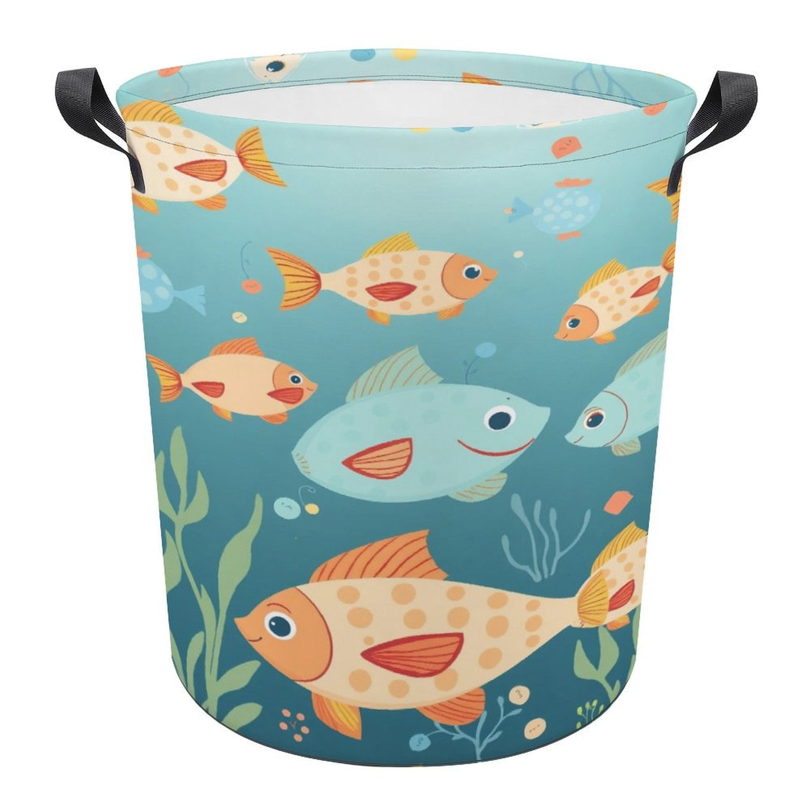 Rainbow Fish Laundry Basket Foldable Large Clothes Storage Bin Baby Hamper - Walmart.com