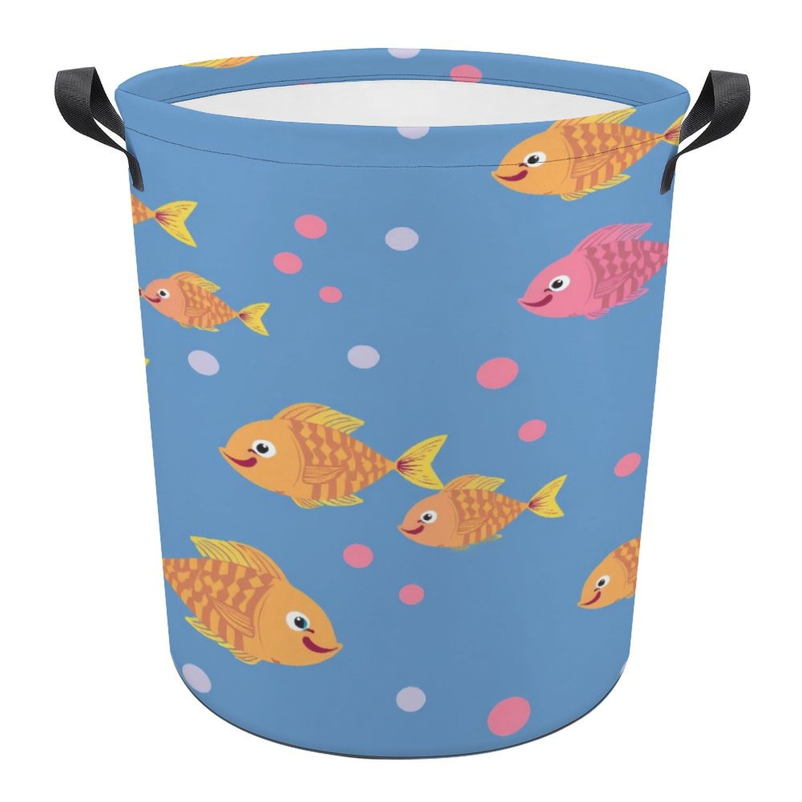 Rainbow Fish Laundry Basket Foldable Physical Culture Clothes Hamper ...