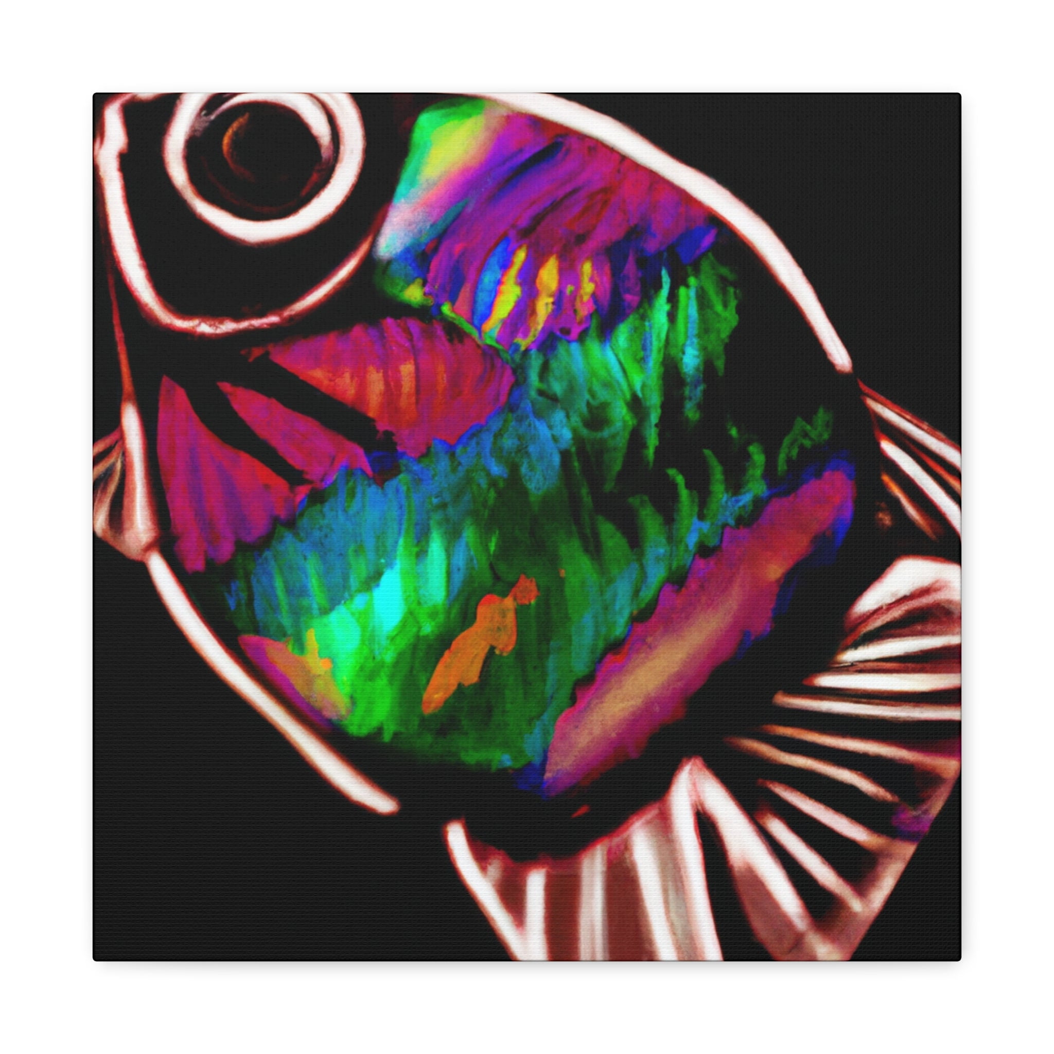 "Rainbow Fish Neoclassicism" - Canvas - Walmart.com