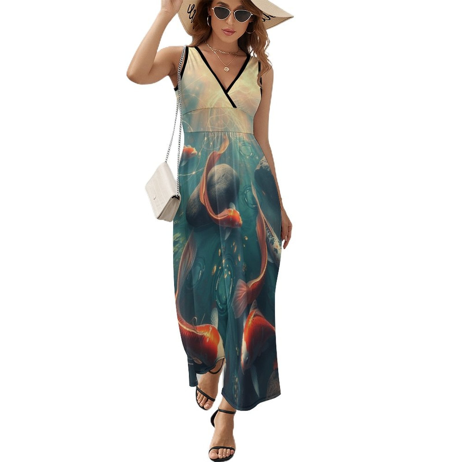 Rainbow Fish Sleeveless Dress Luxury Dresses For Official Occasions ...
