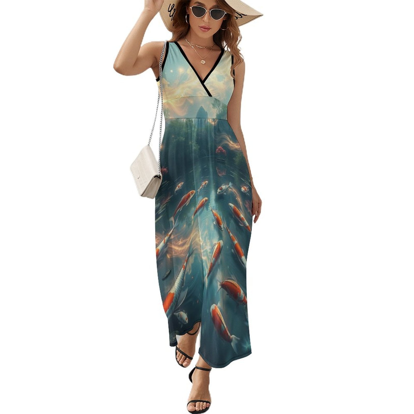 Rainbow Fish Sleeveless Dress Luxury Dresses For Official Occasions ...