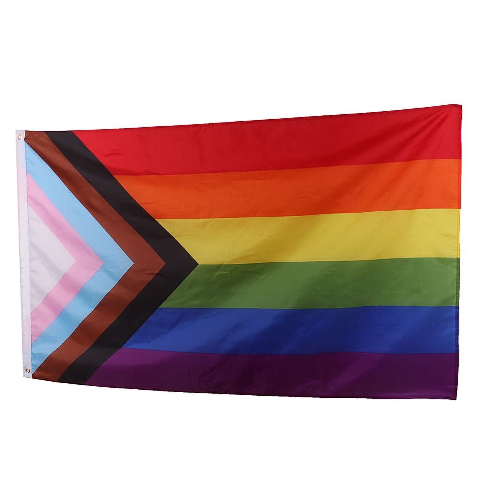 Rainbow Flag 90x150cm Gay rainbow Progress Pride flag Gay Lesbian Trans - Walmart.com