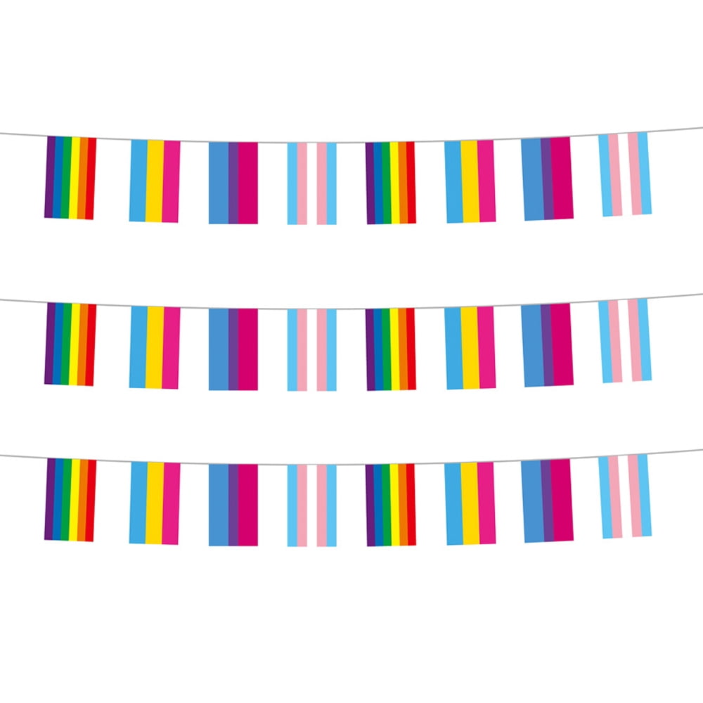 Rainbow Flag LGBT Pride String Flag - Banners for Pansexuality ...