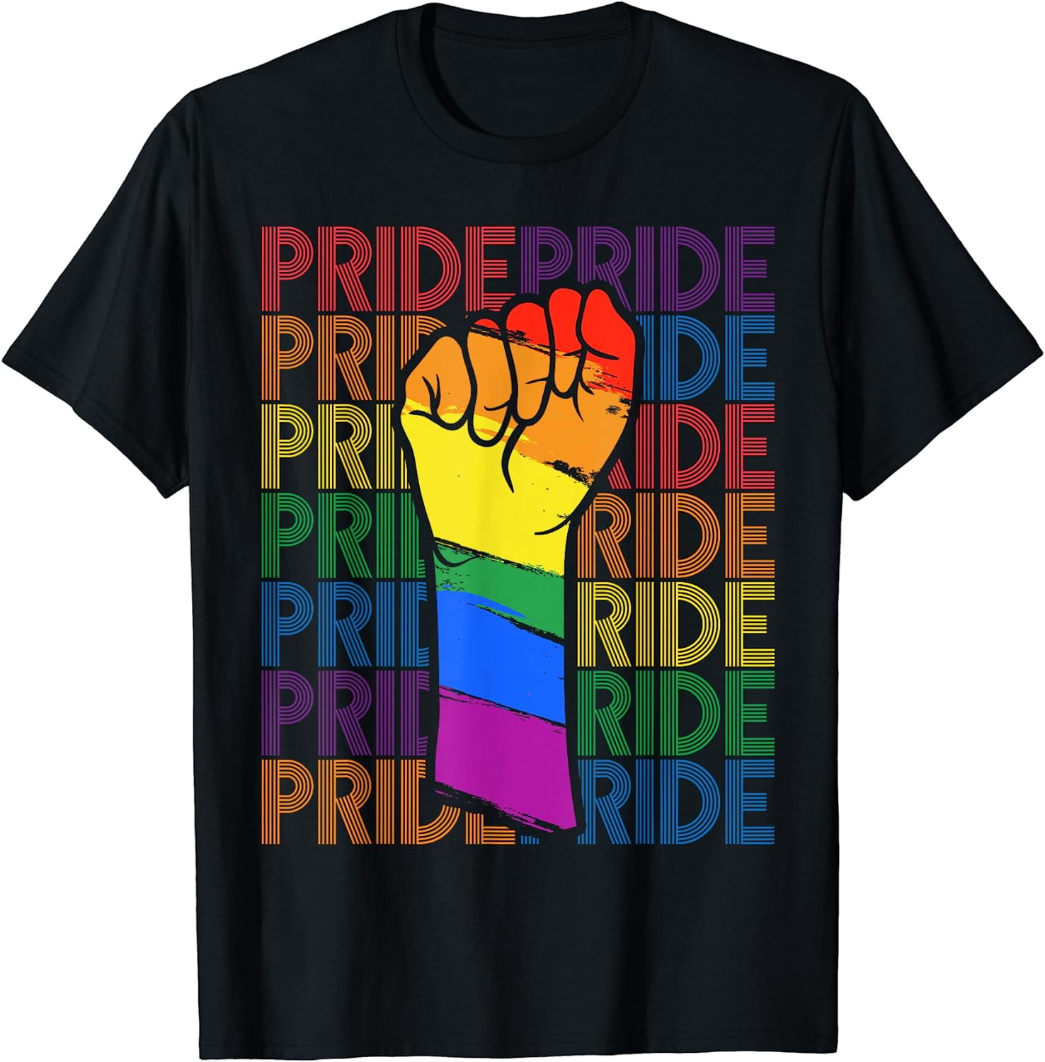 Rainbow Flag Pride Lgbt T Shirt