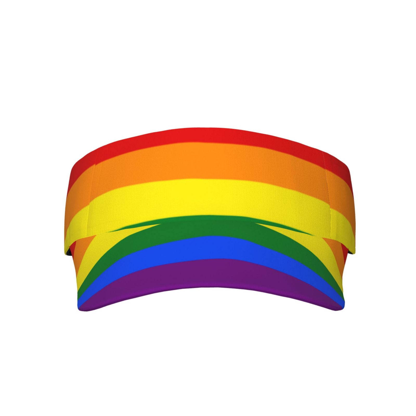 Rainbow Flag Visor Hats Adjustable Beach Sun Visors Sports Outdoor ...