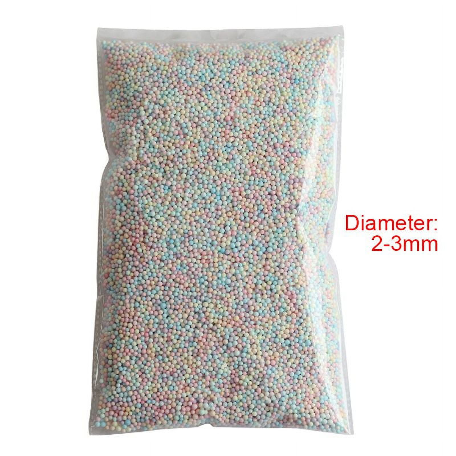 Rainbow Foam Beads Decorative Styrofoam Balls Colorful Craft Foam Balls ...