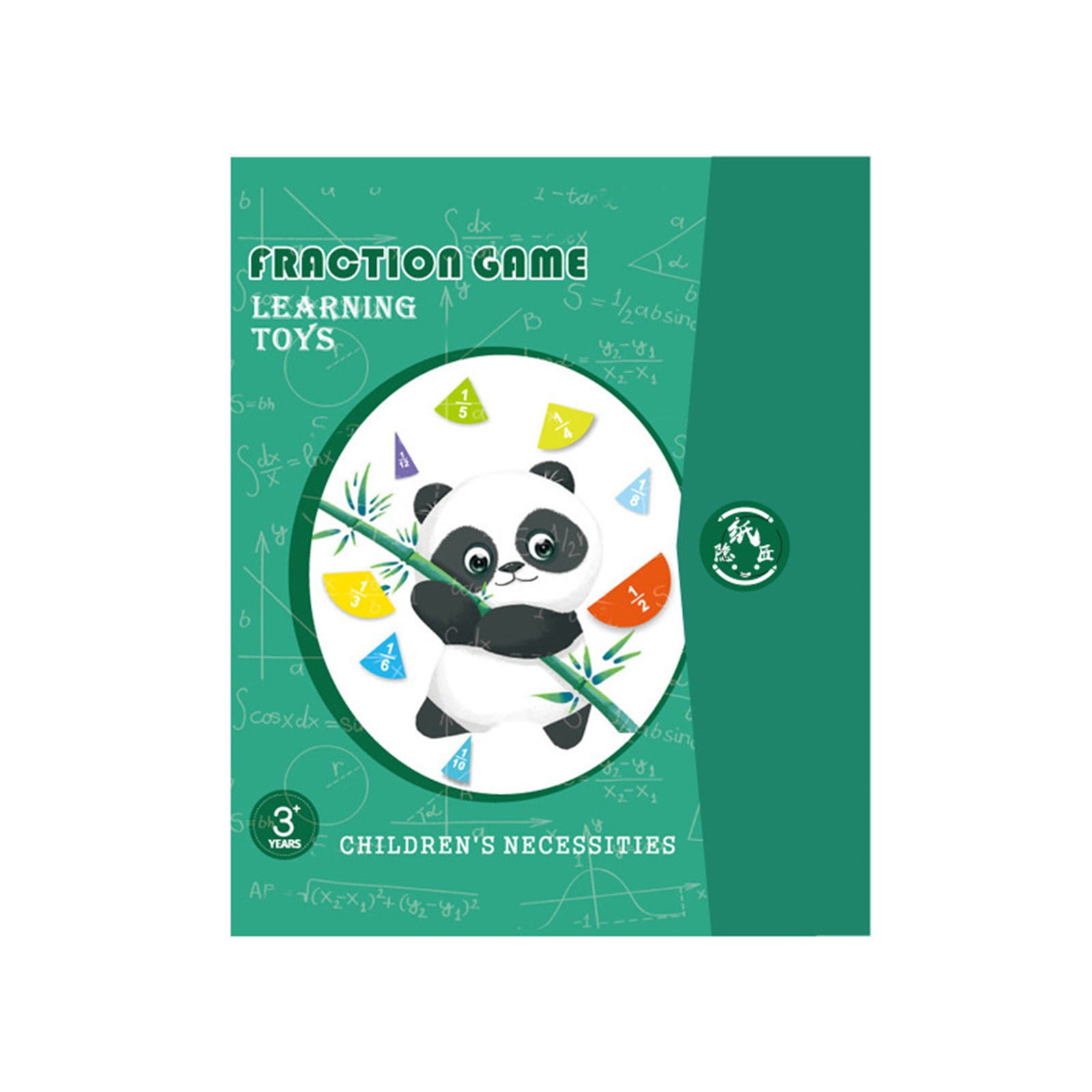 Rainbow Fraction Tiles Circles Set Division Board Math Counting Board ...